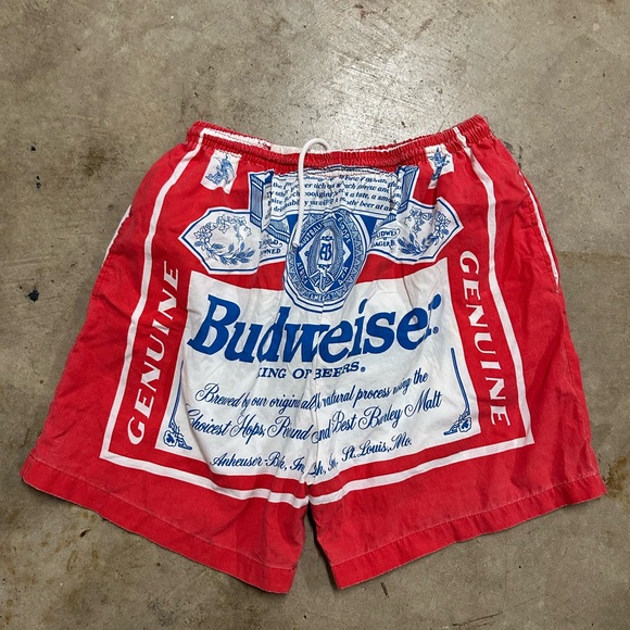 Budweiser | Shorts | Budweiser Red Mens Shorts | Poshmark